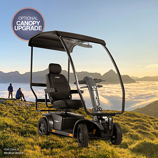 Pride Mobility Launches Hard-Top Canopy for Outdoor Scooter Lines - Mobility Management